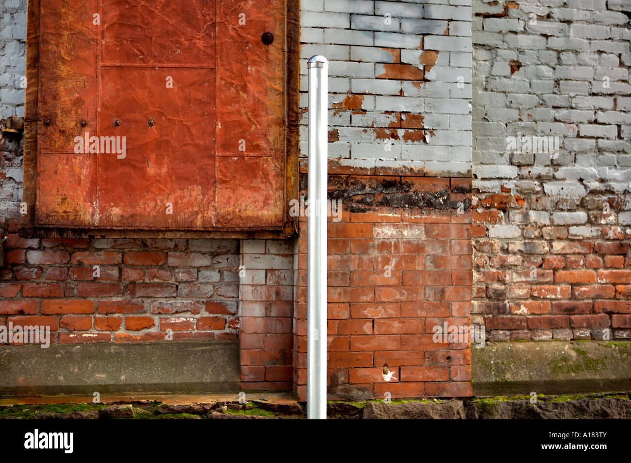 Pole without sign Stock Photo - Alamy