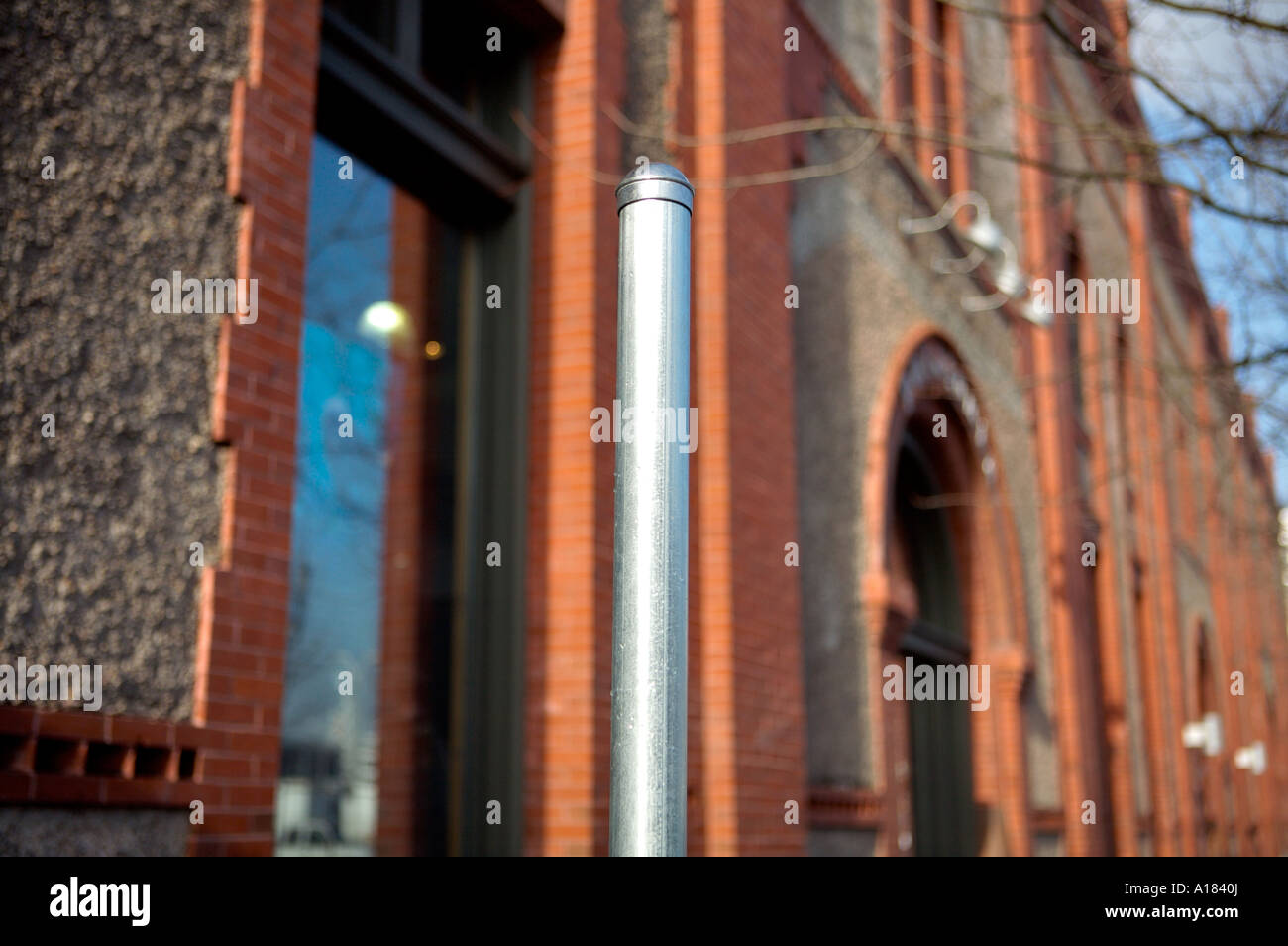 Pole without sign Stock Photo - Alamy