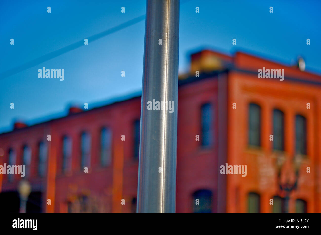 Pole without sign Stock Photo - Alamy