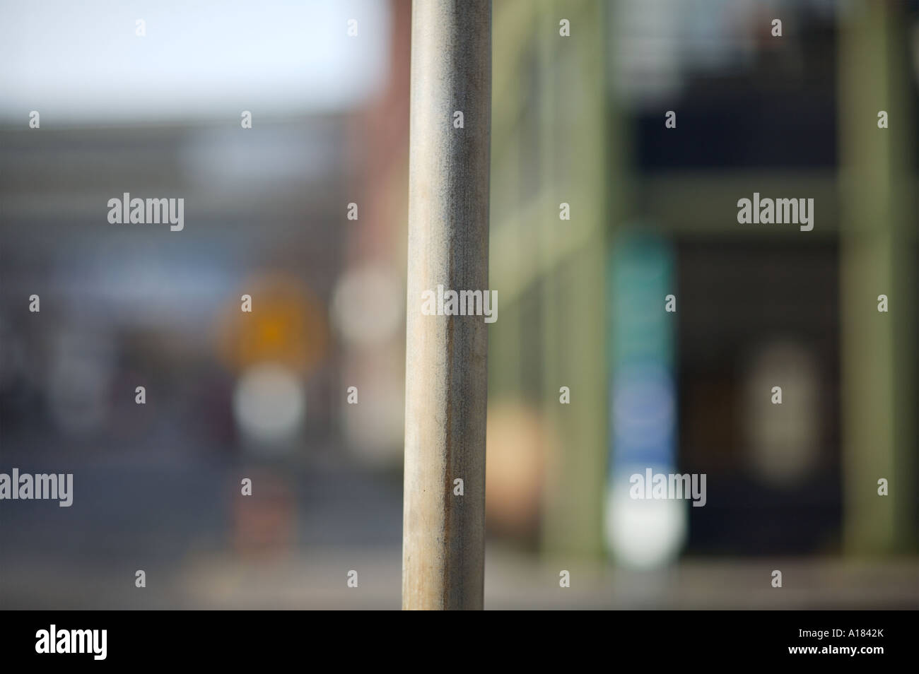 Pole without sign Stock Photo - Alamy