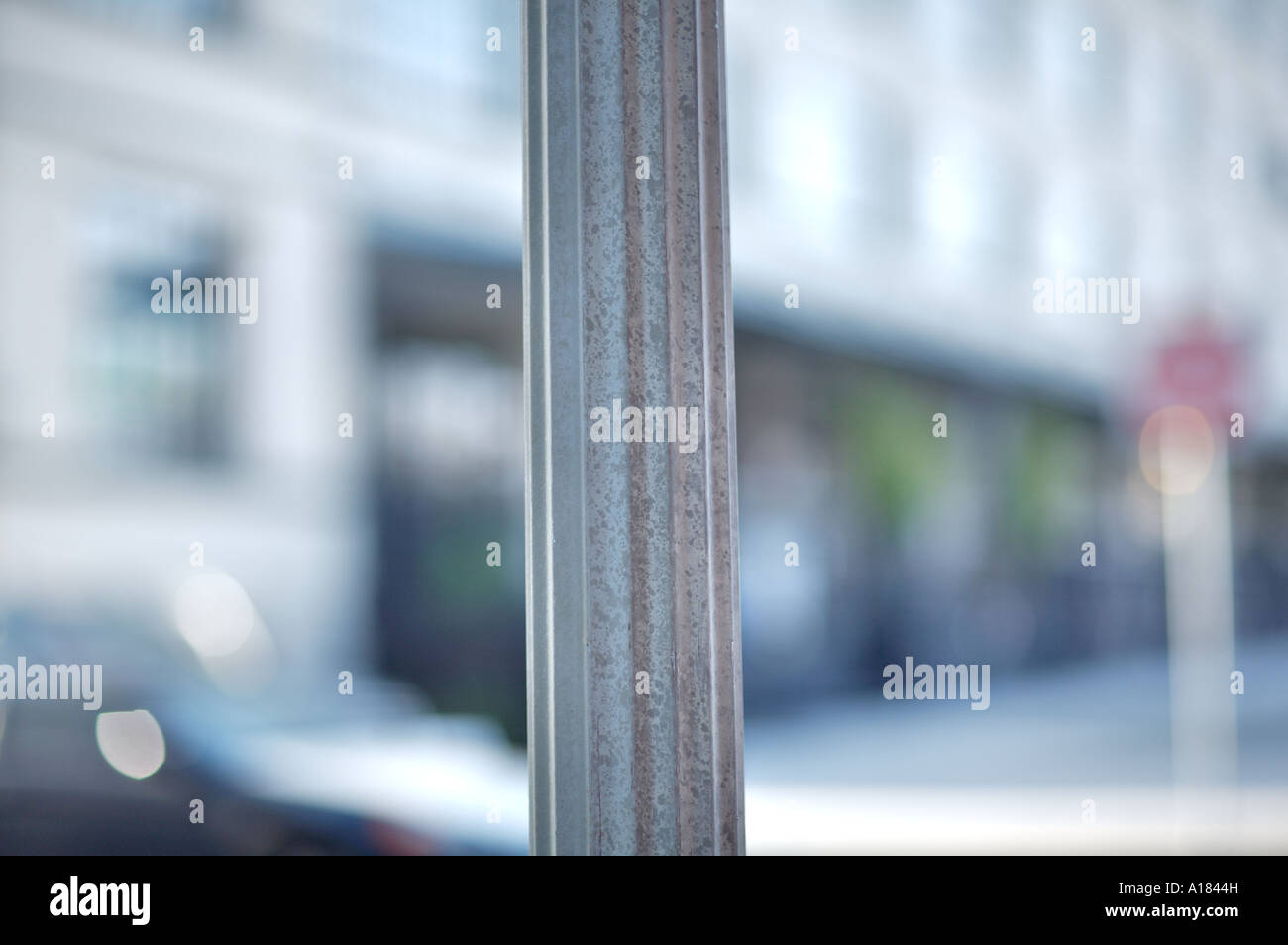 Pole without sign Stock Photo - Alamy