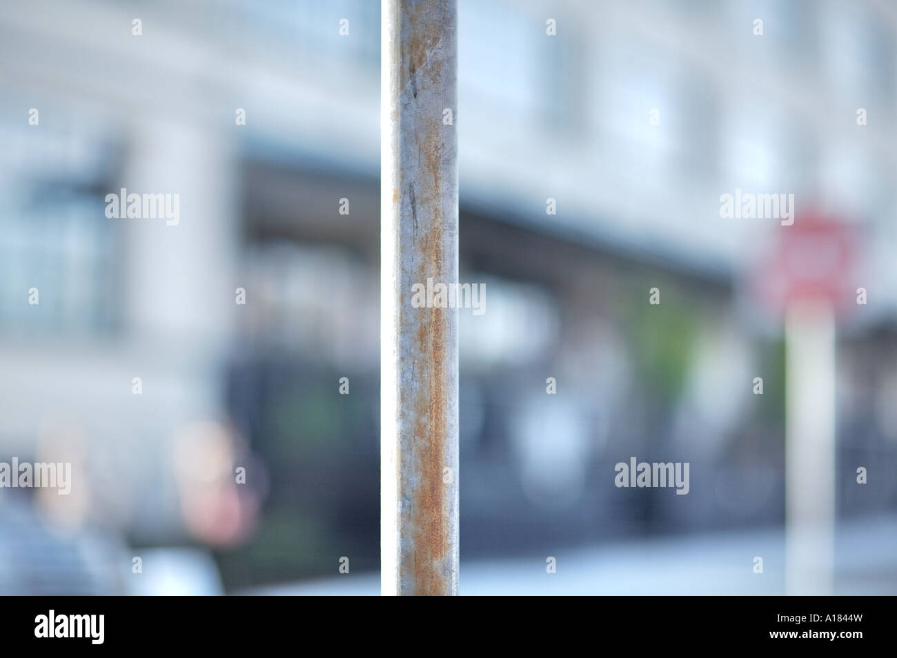 Pole without sign Stock Photo - Alamy