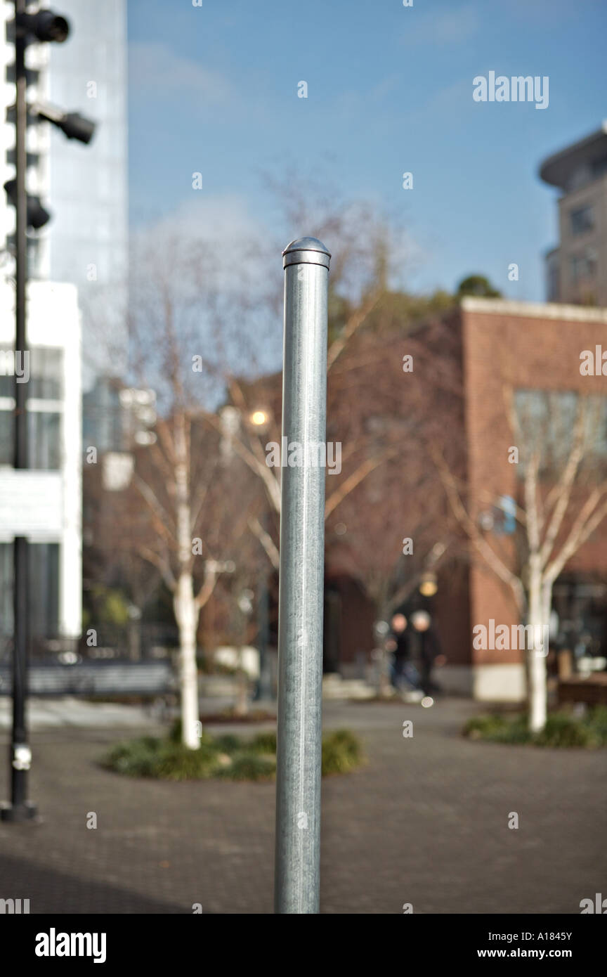 Pole without sign Stock Photo - Alamy