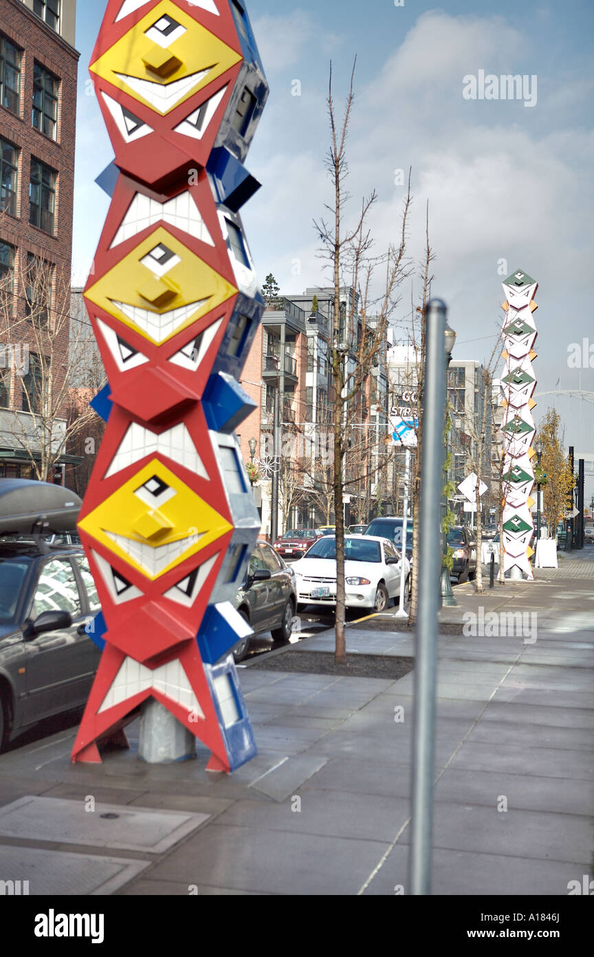 Pole without sign Stock Photo - Alamy