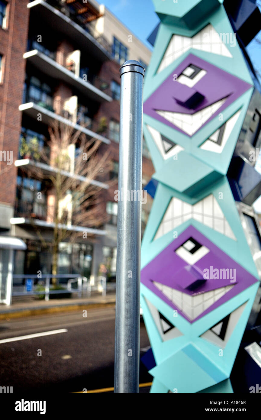 Pole without sign Stock Photo - Alamy