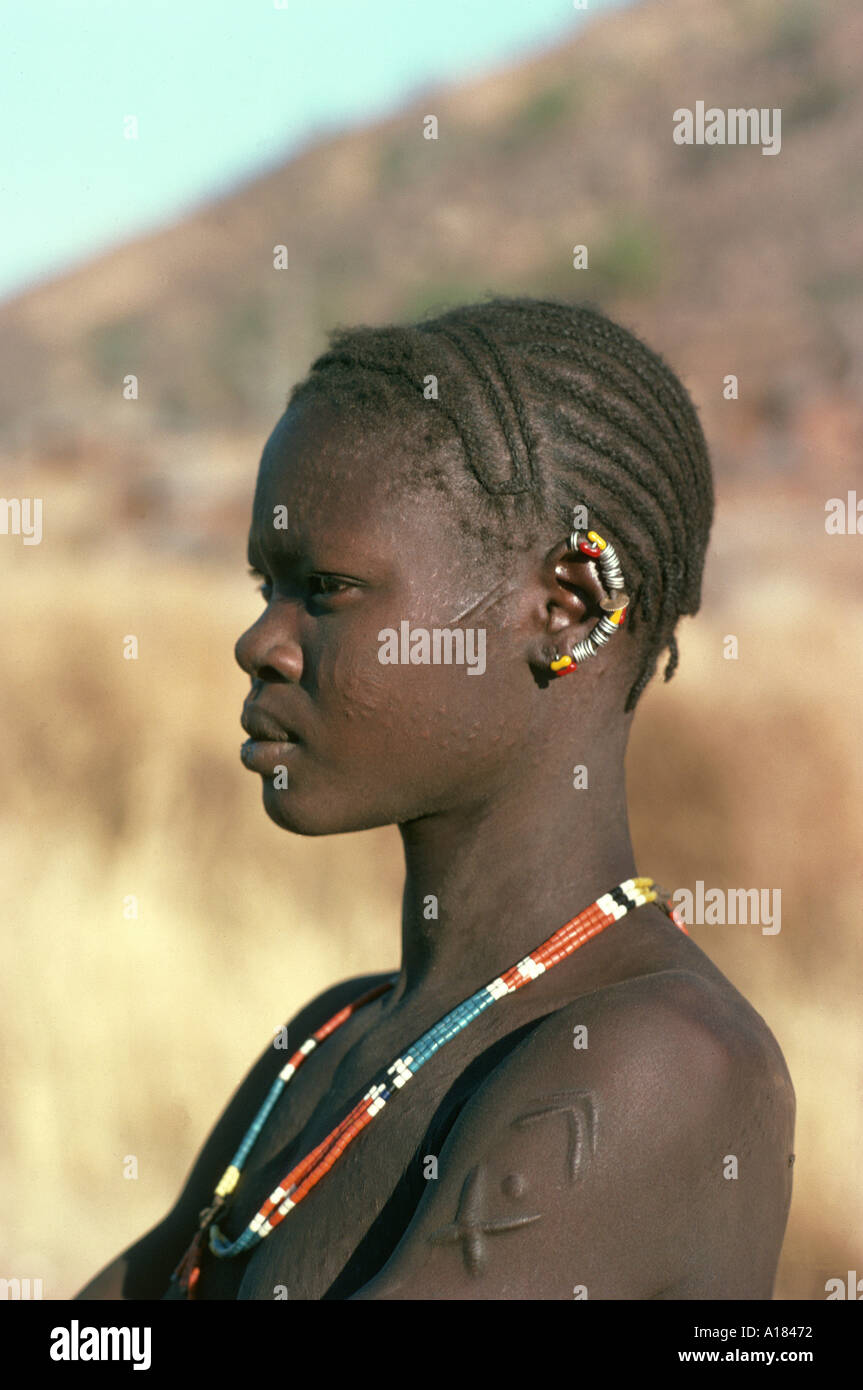 Sudan nuba people hi-res stock photography and images - Alamy