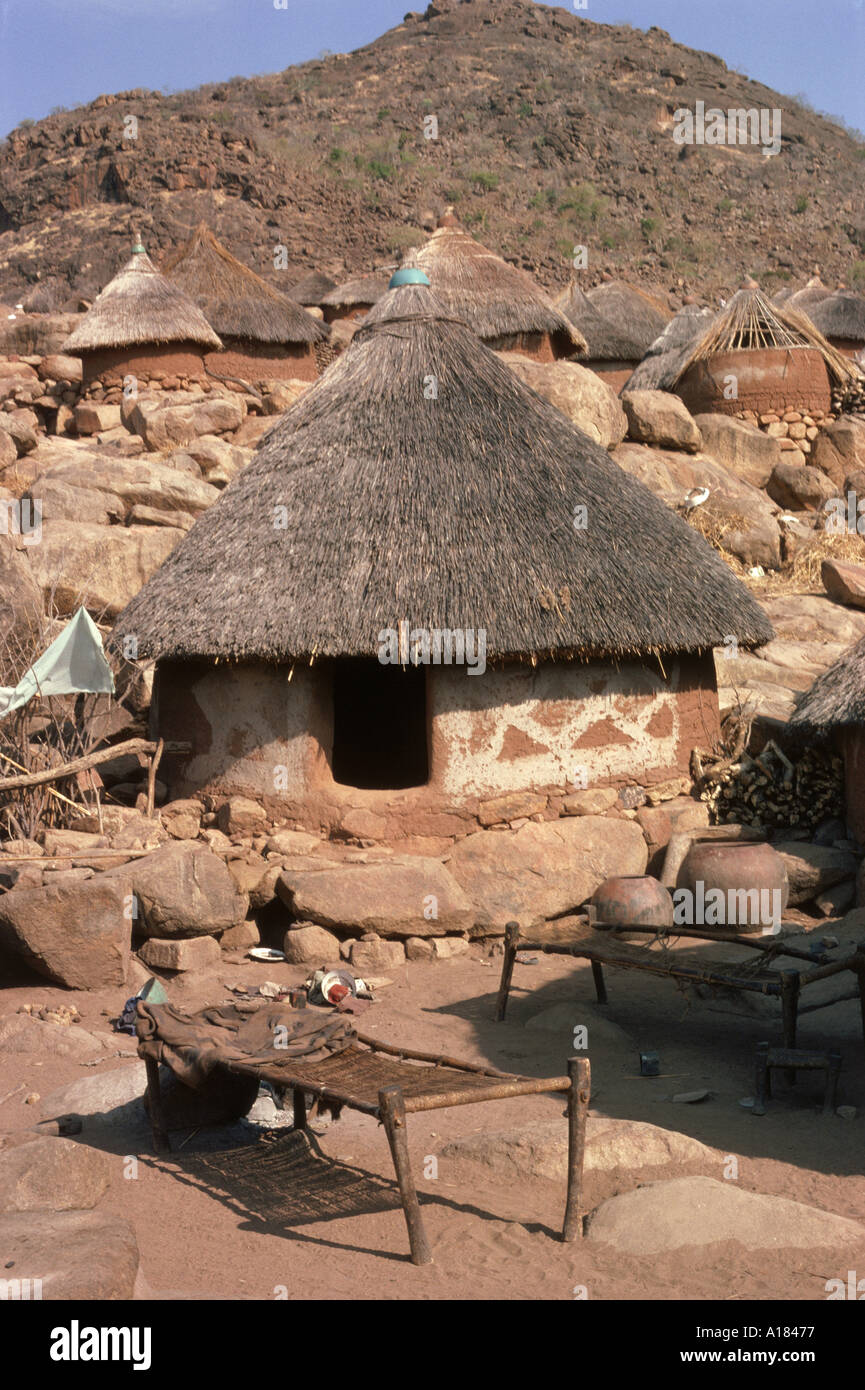 Nuba house arid village near Talodi Sudan Africa F J Jackson Stock ...