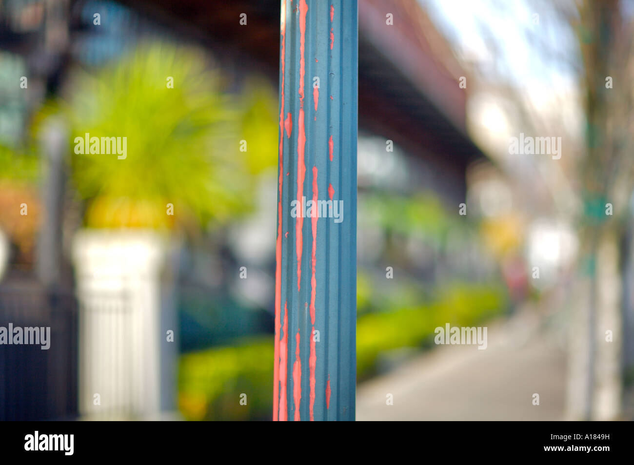 Pole without sign Stock Photo - Alamy