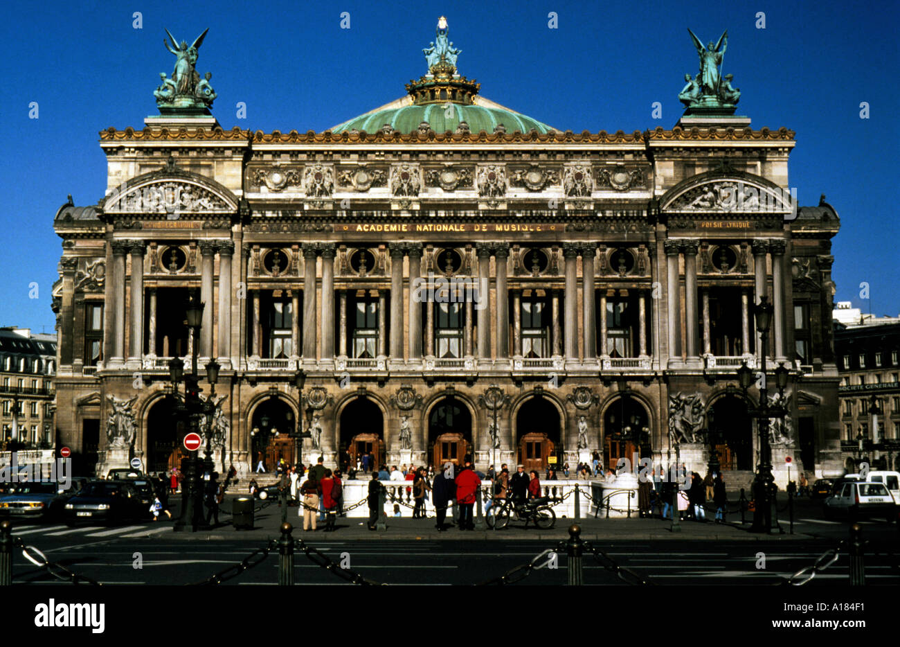 Facade of L Opera de Paris Paris France N Temple Stock Photo - Alamy