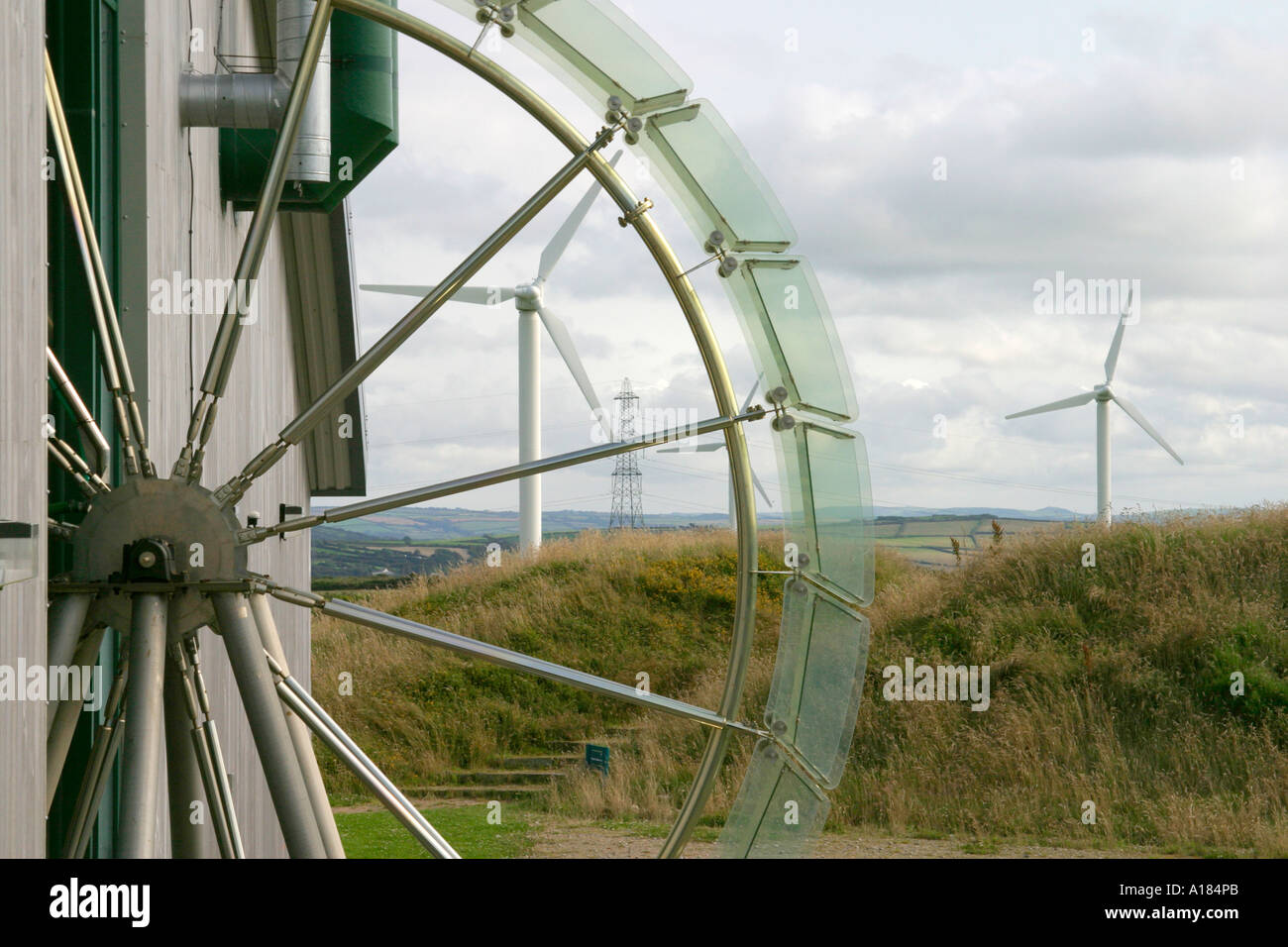 Wind turbines cornwall england hi-res stock photography and images - Alamy