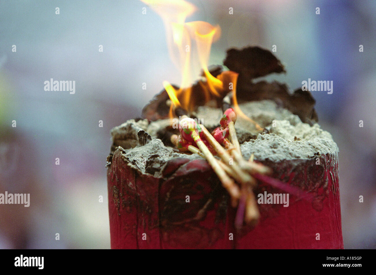 Giant incense burns as part of a festival in Hong Kong Stock Photo - Alamy