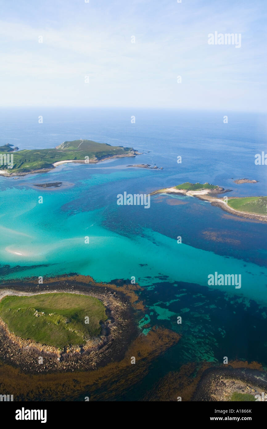 Scilly isles aerial hi-res stock photography and images - Alamy