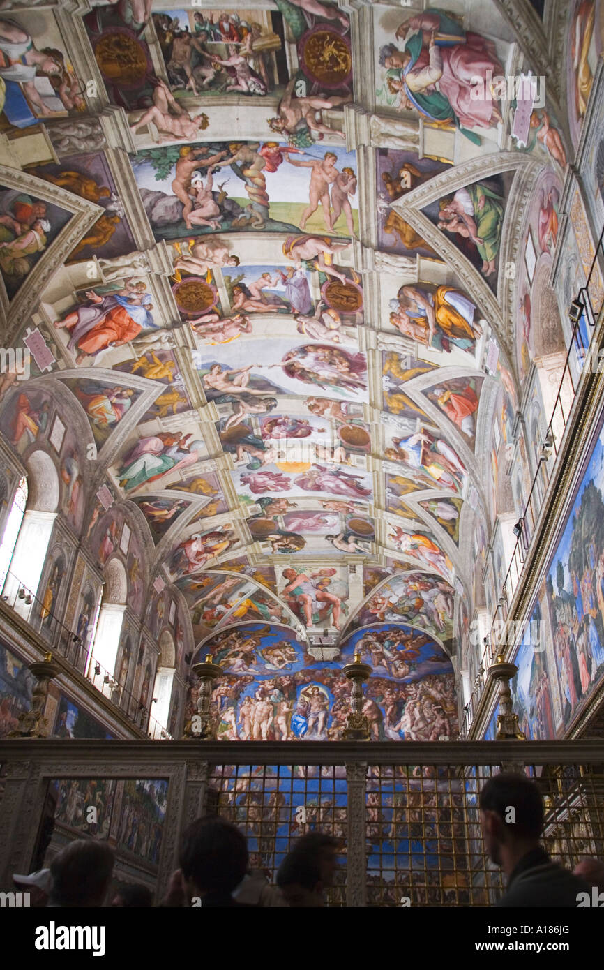 Ceiling of the sistine chapel hi-res stock photography and images - Alamy