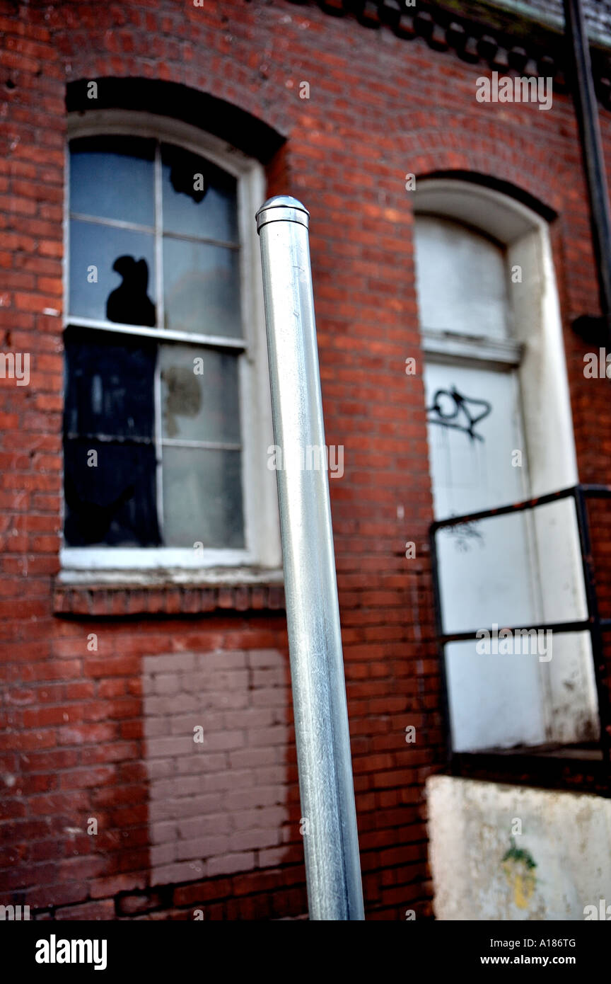 Pole without sign Stock Photo - Alamy