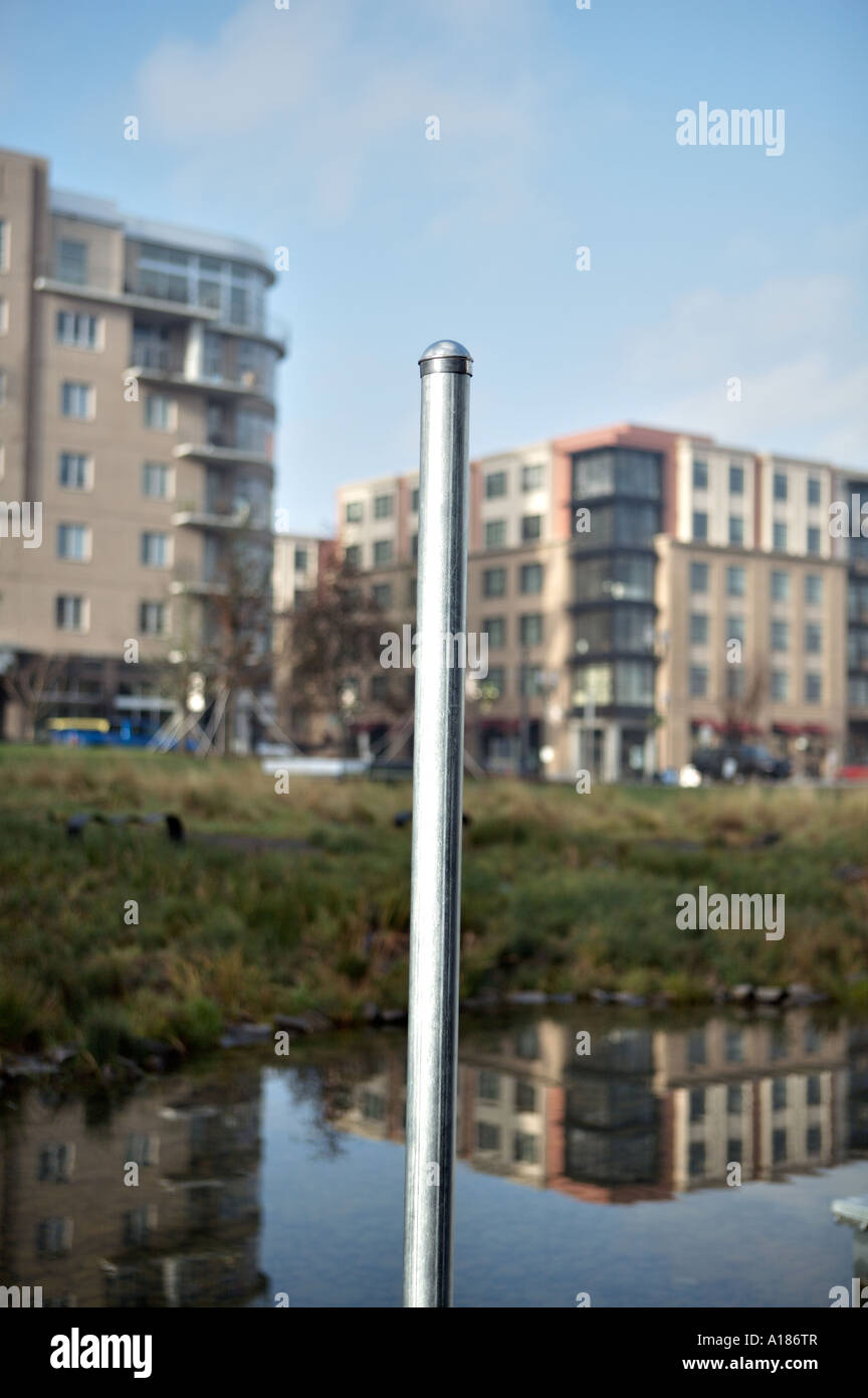 Pole without sign Stock Photo - Alamy