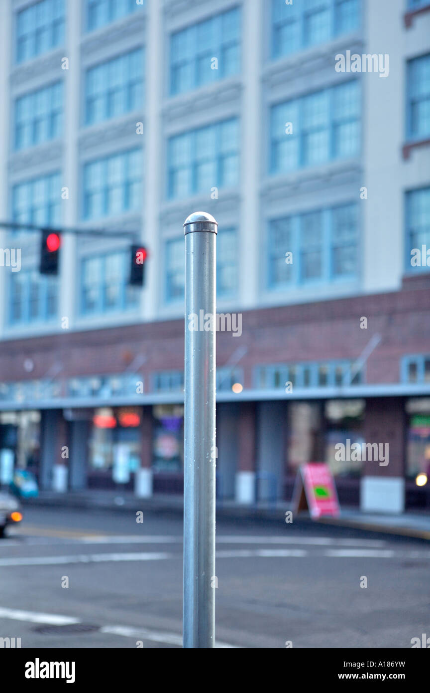 Pole without sign Stock Photo - Alamy