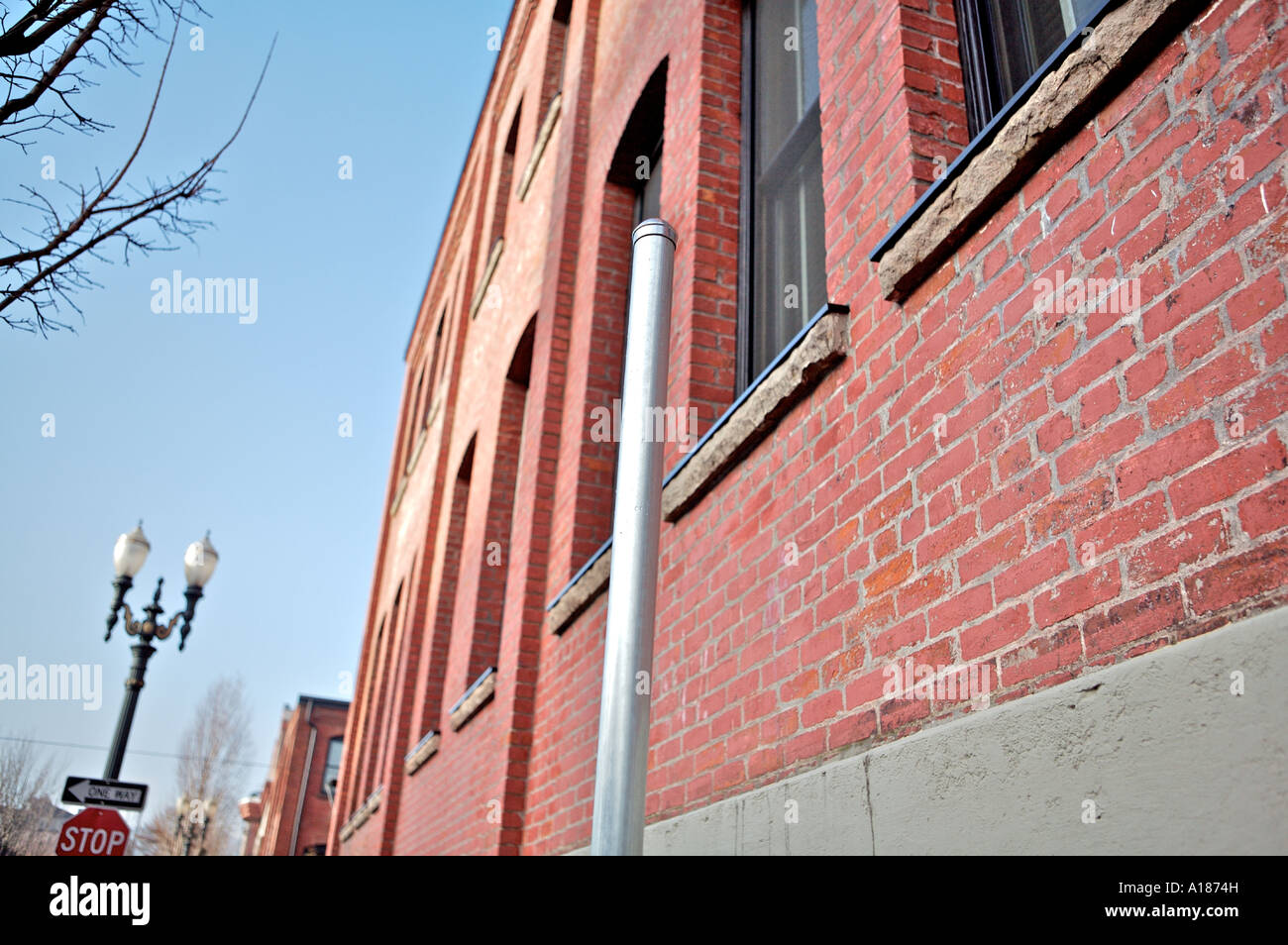 Pole without sign Stock Photo - Alamy