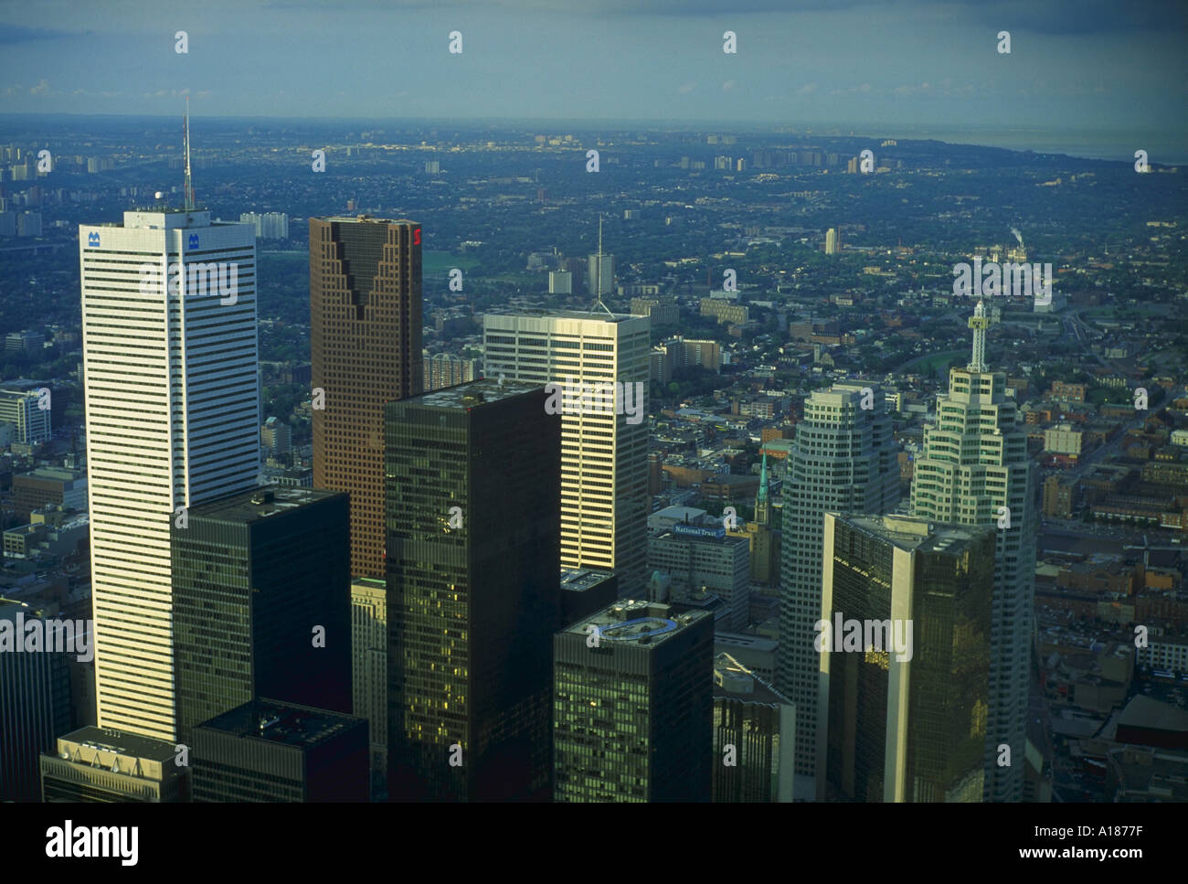 Aerial view of Toronto City skyline Canada Stock Photo - Alamy