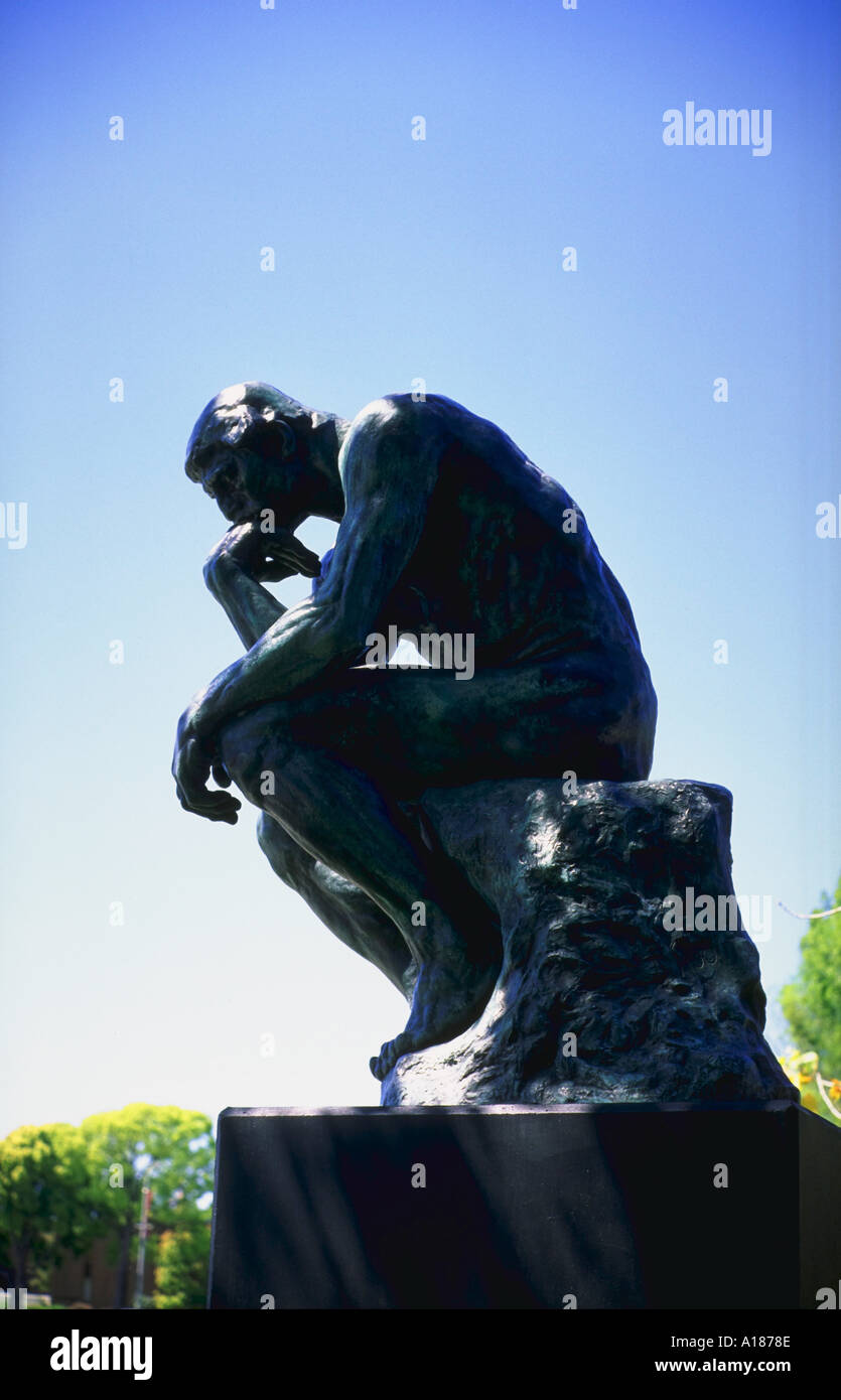 The thinker auguste rodin hi-res stock photography and images - Alamy