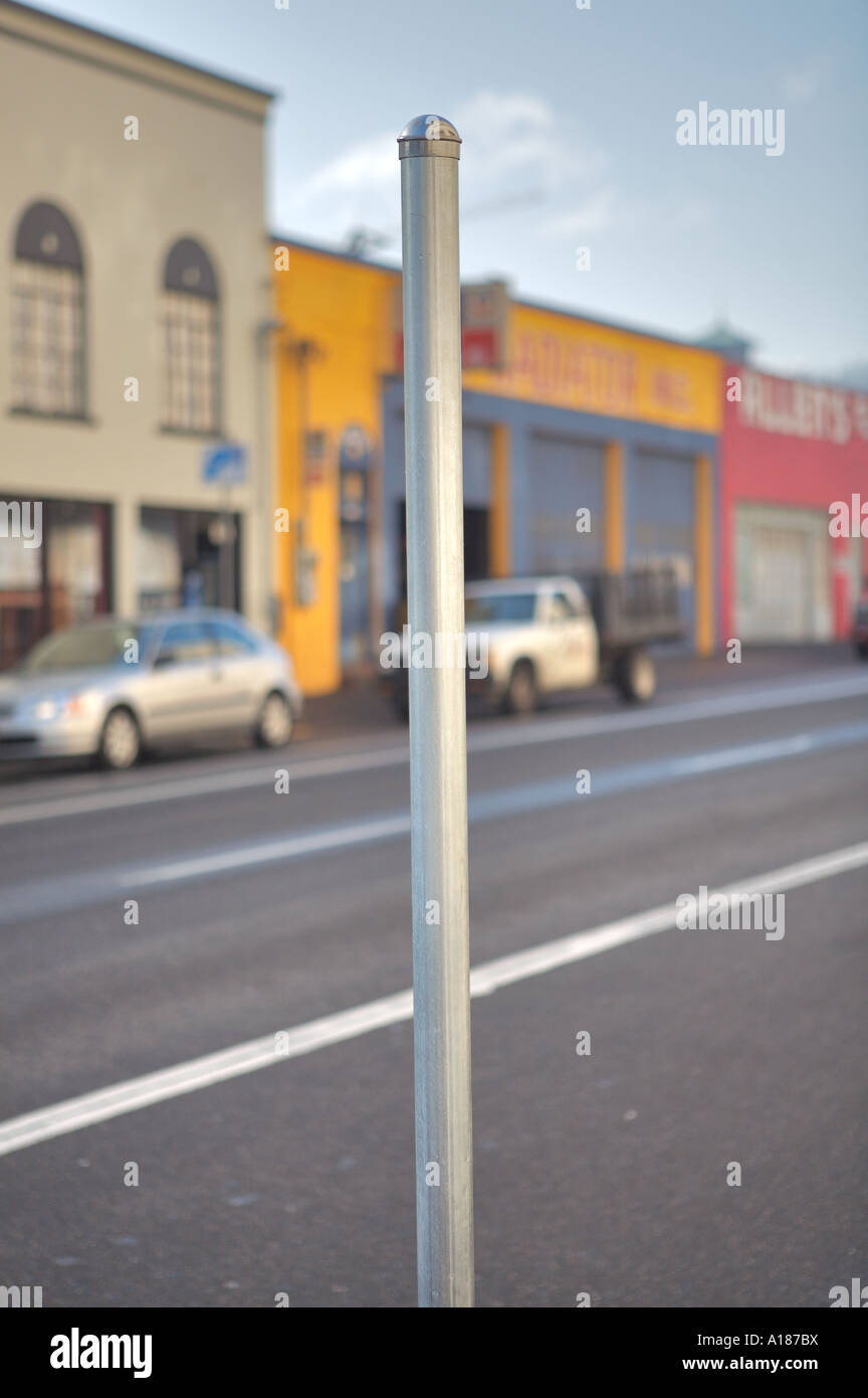 Pole without sign Stock Photo - Alamy