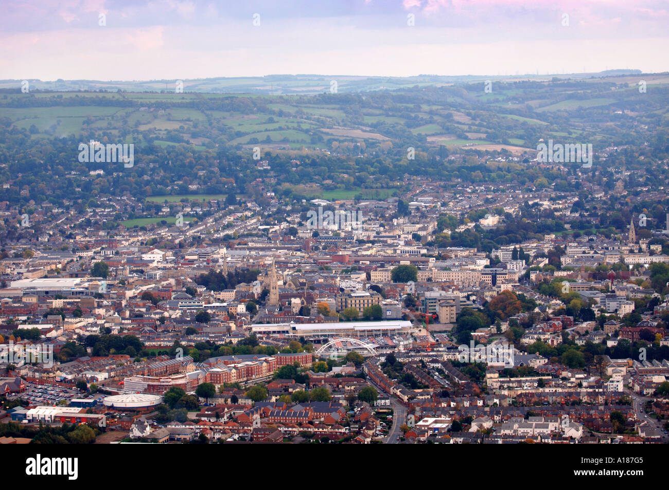 Cheltenham aerial hi-res stock photography and images - Alamy