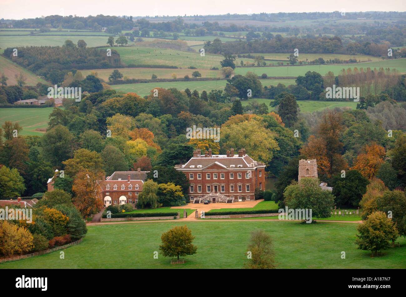 Georgian edgcote house hi-res stock photography and images - Alamy