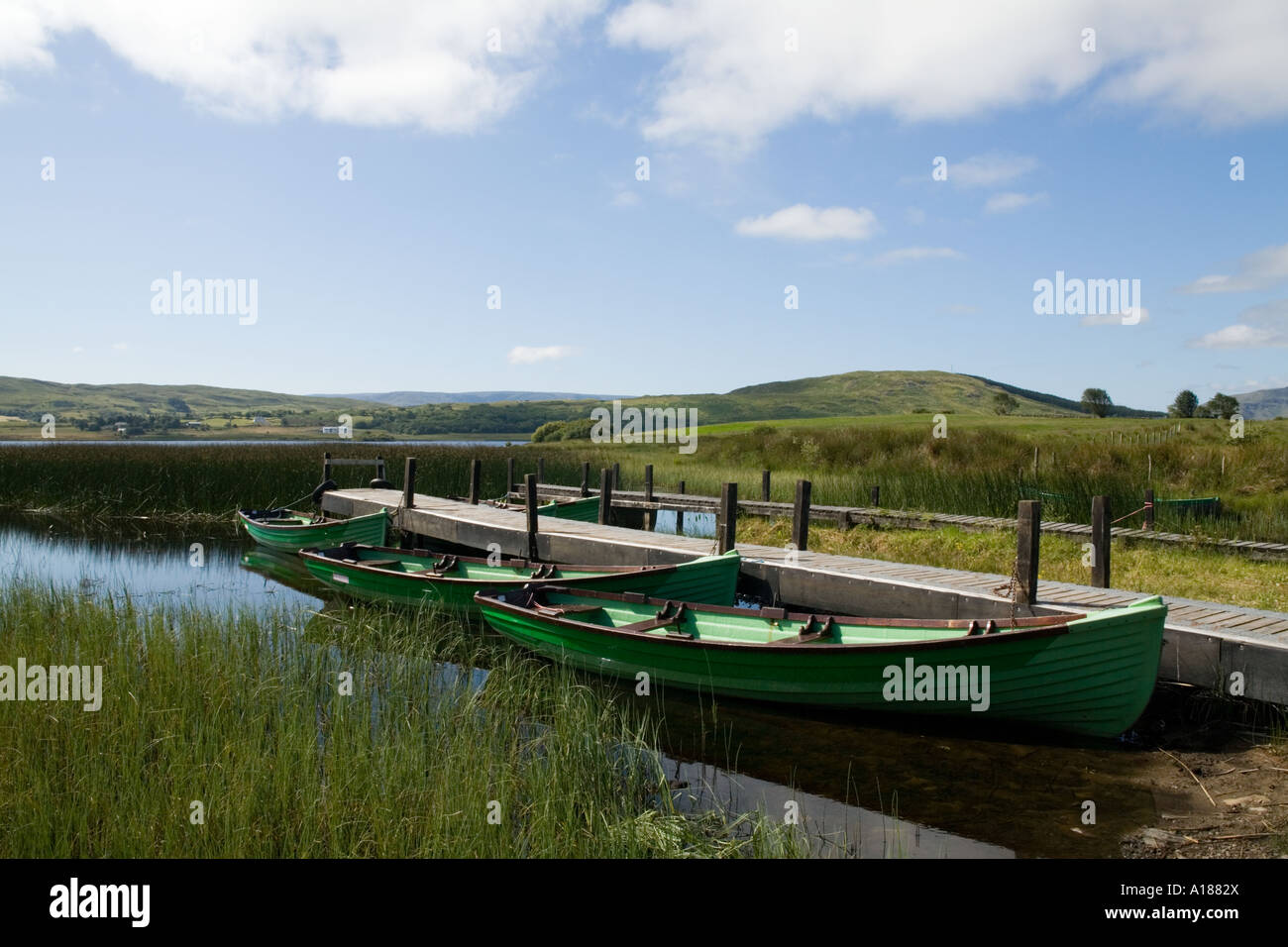 Ireland landscape in County Gallway Stock Photo - Alamy