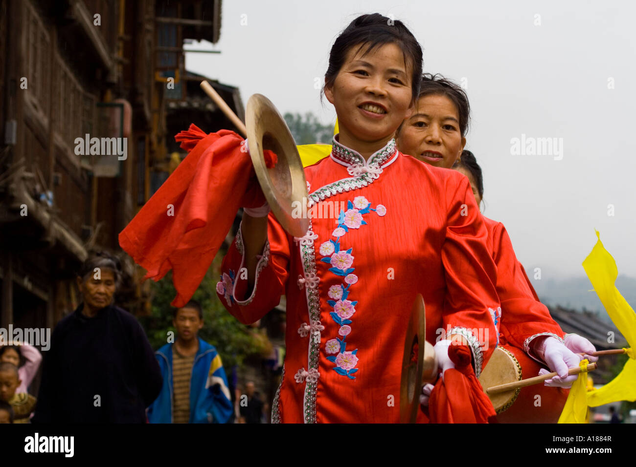 All female marching band asia hi-res stock photography and images - Alamy