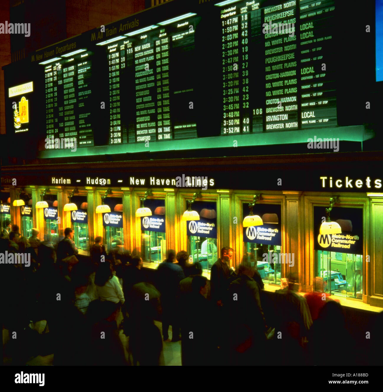 Ticket windows at grand central station hi-res stock photography and ...