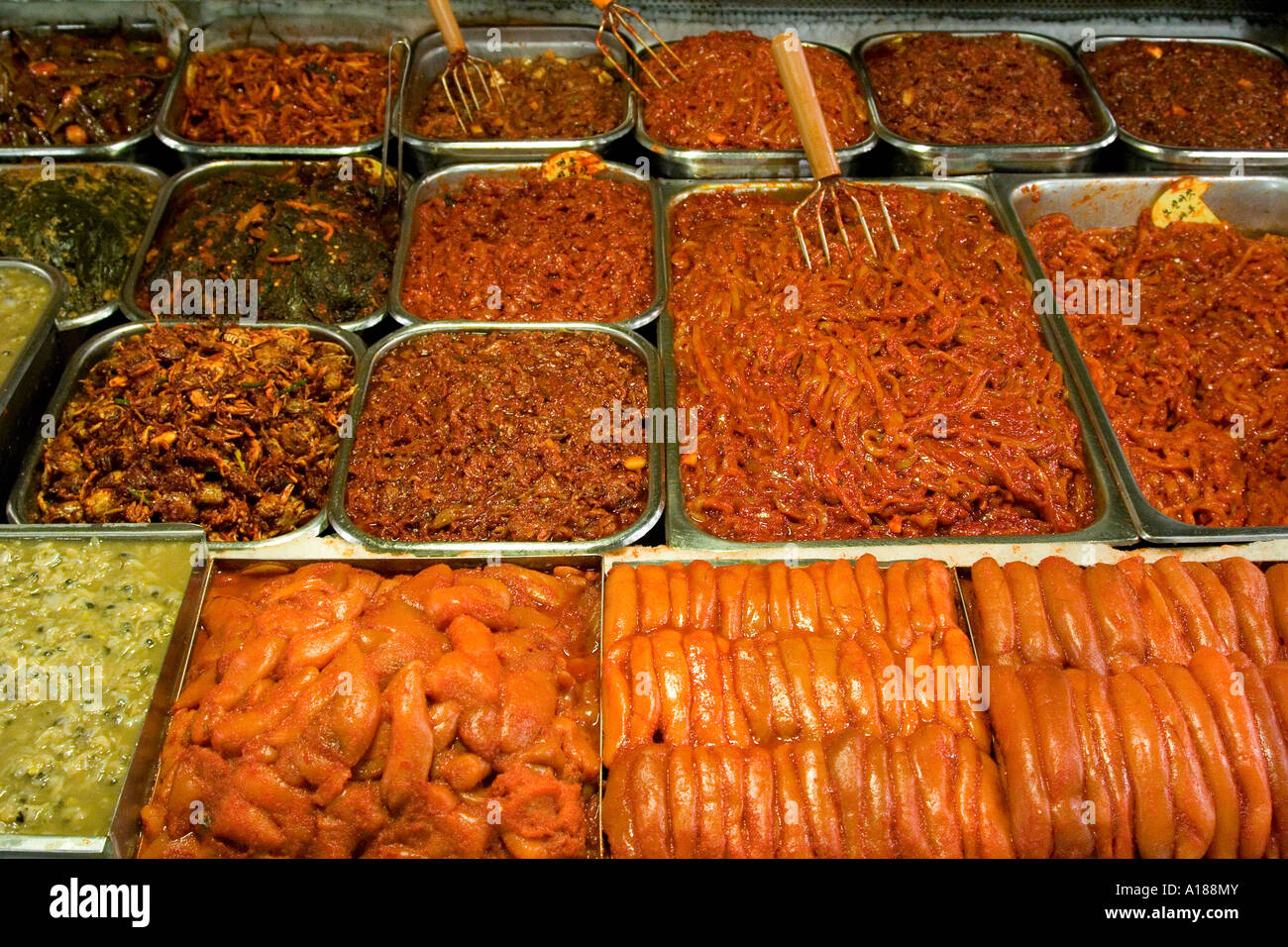 Fish Eggs or Roe for Sale Noryangjin Fish Seafood Market Seoul Korea ...