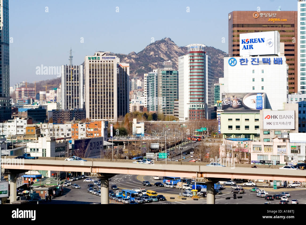 Downtown Seoul South Korea Stock Photo - Alamy