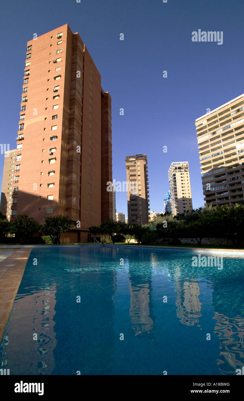 Spain benidorm pool hi-res stock photography and images - Alamy