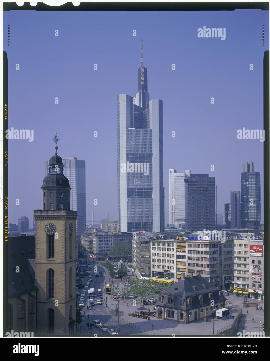 Commerzbank HQ, Frankfurt, 1991-1997. Architect: Sir Norman Foster and ...