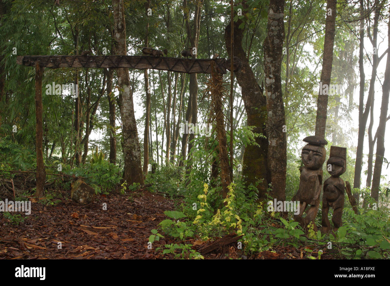 Akha thailand sculpture hi-res stock photography and images - Alamy