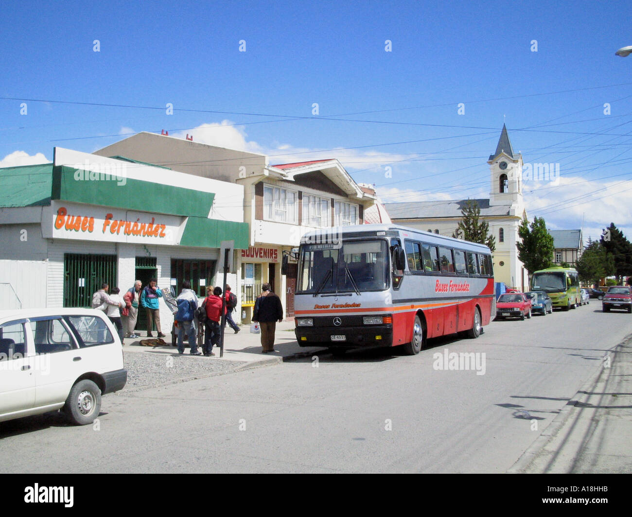 CHILE - Punta Arenas bus station Stock Photo - Alamy