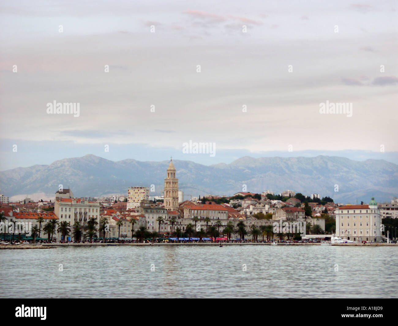 Split harbour Croatia Stock Photo - Alamy