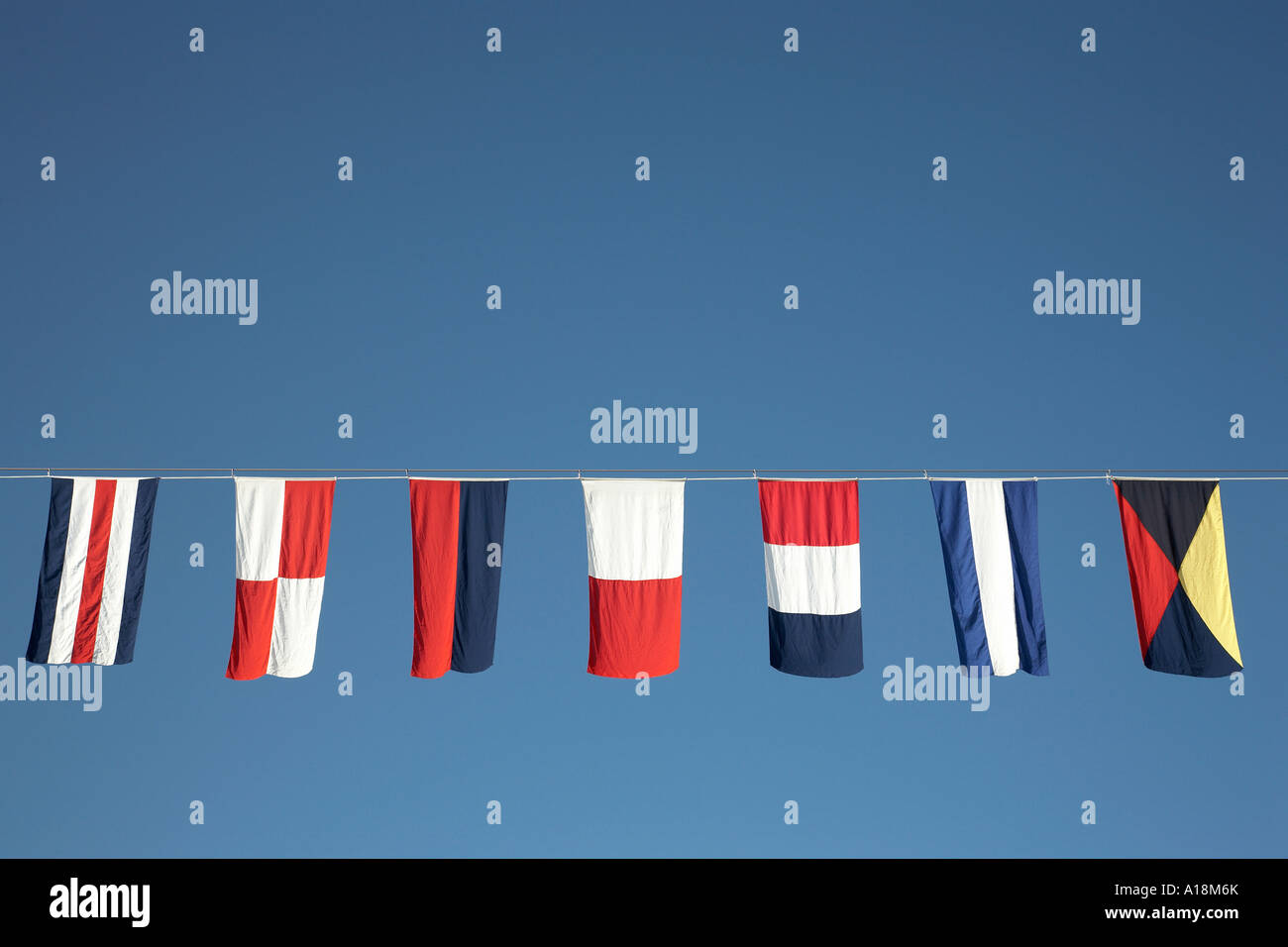 Nautical Flag Border