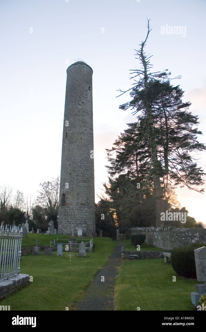 Donaghmore Round Tower in Navan Ireland Stock Photo - Alamy