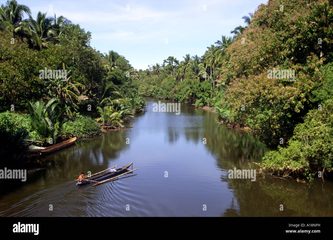 Philippines Palawan Tumarbong River near Quezon Stock Photo - Alamy