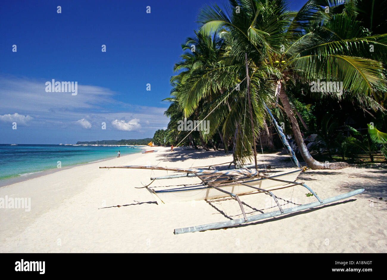 Boracay island white sand beaches hi-res stock photography and images ...