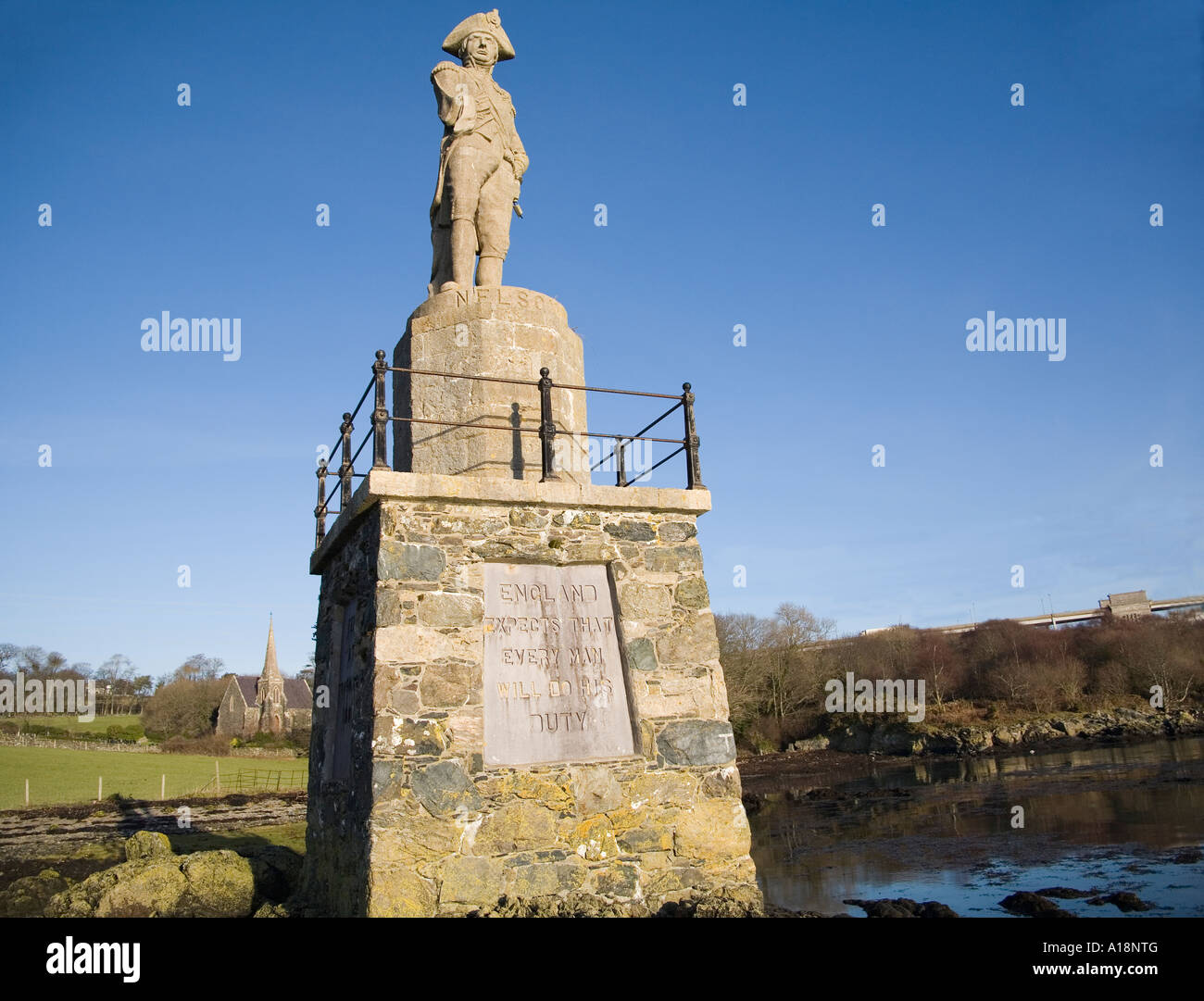 Nelson's monument wales hi-res stock photography and images - Alamy