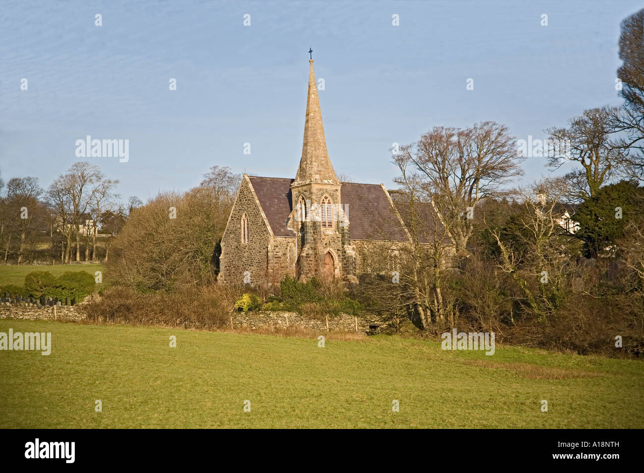 Llanfairpwllgwyngyll isle of anglesey north wales uk hi-res stock ...
