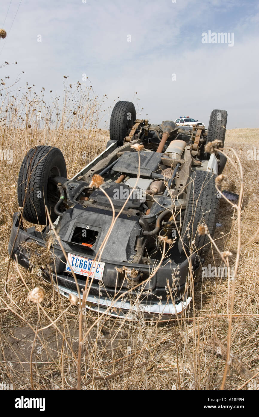 Roll over accident hi-res stock photography and images - Alamy