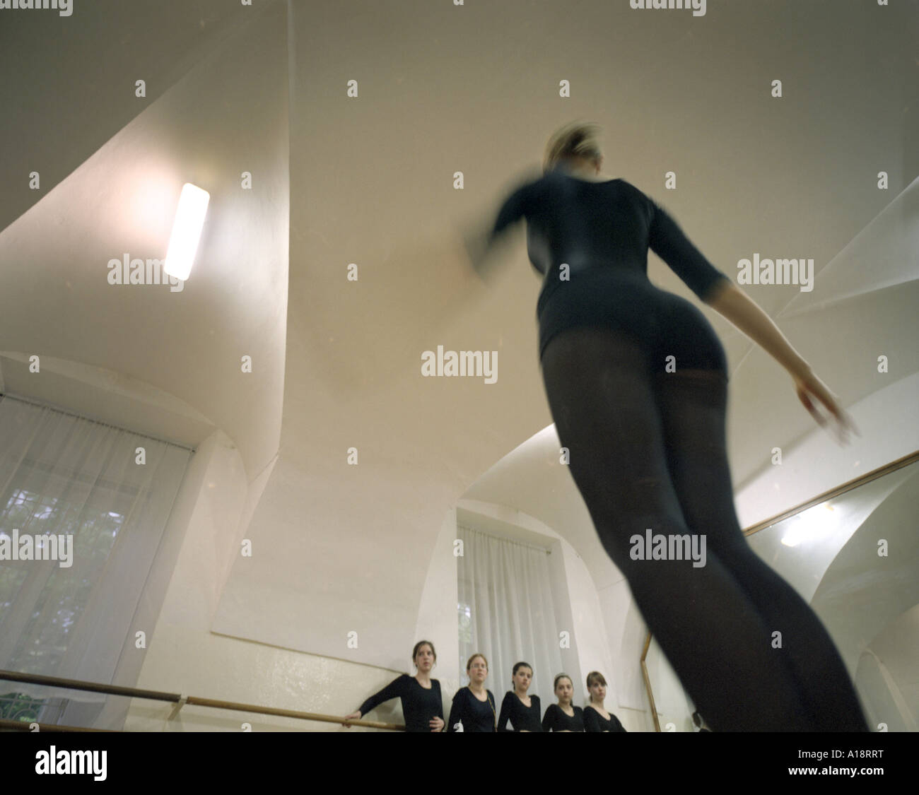 Ballet dancers from Poland training at workshops at Lublin Ballet ...