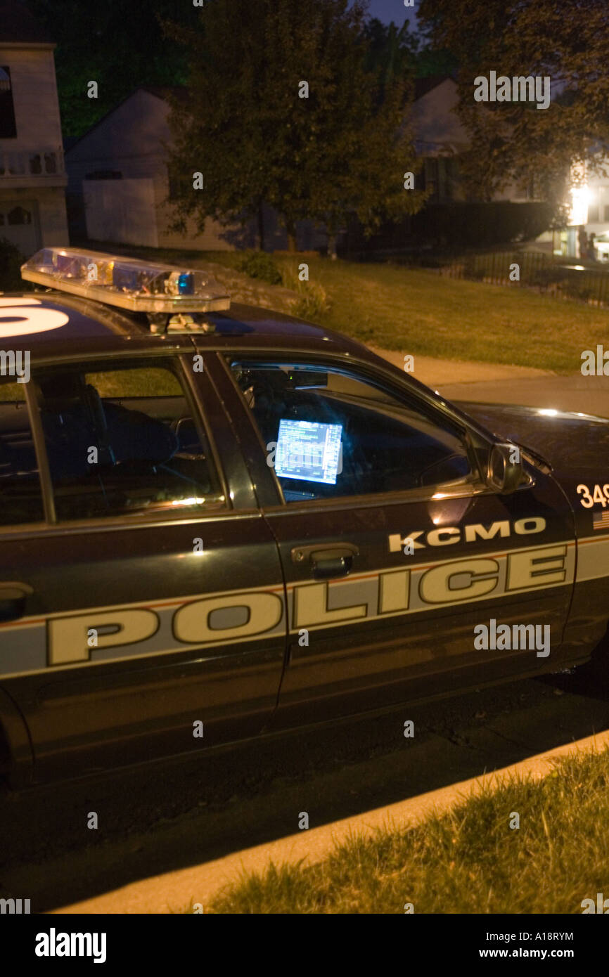 Laptop computer inside patrol car hi-res stock photography and images ...