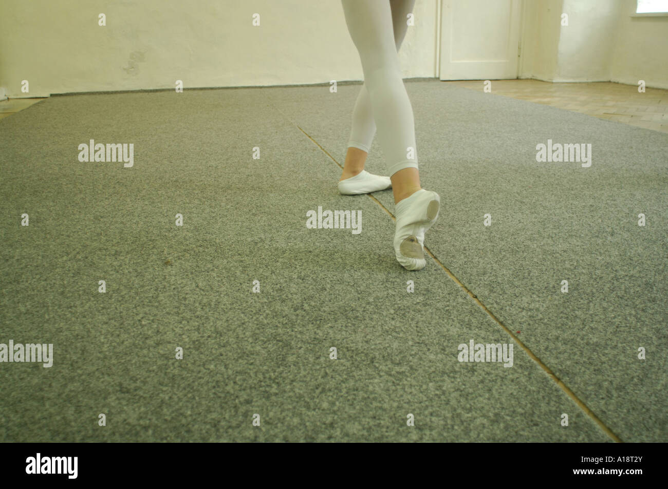 Young ballet dancers from Poland training at dance workshops in Lublin ...