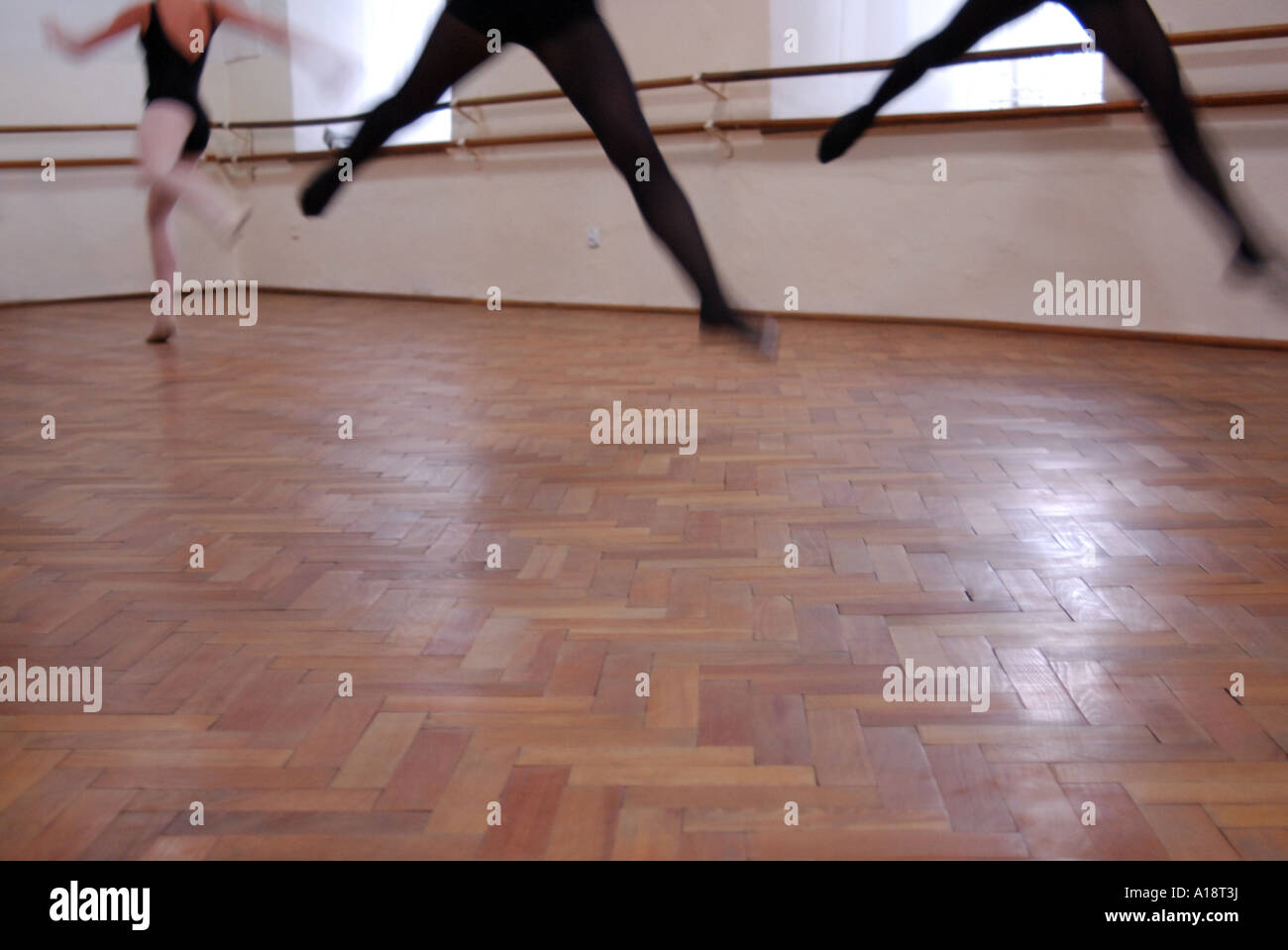 Young ballet dancers from Poland training at dance workshops in Lublin ...