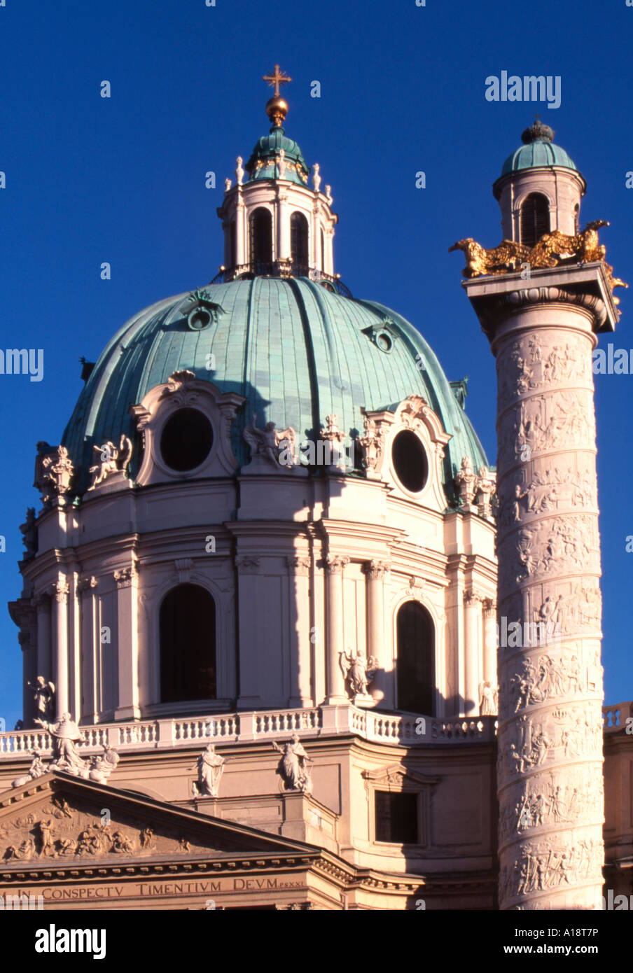 Karls Church (Karlskirche) Vienna Austria Stock Photo - Alamy