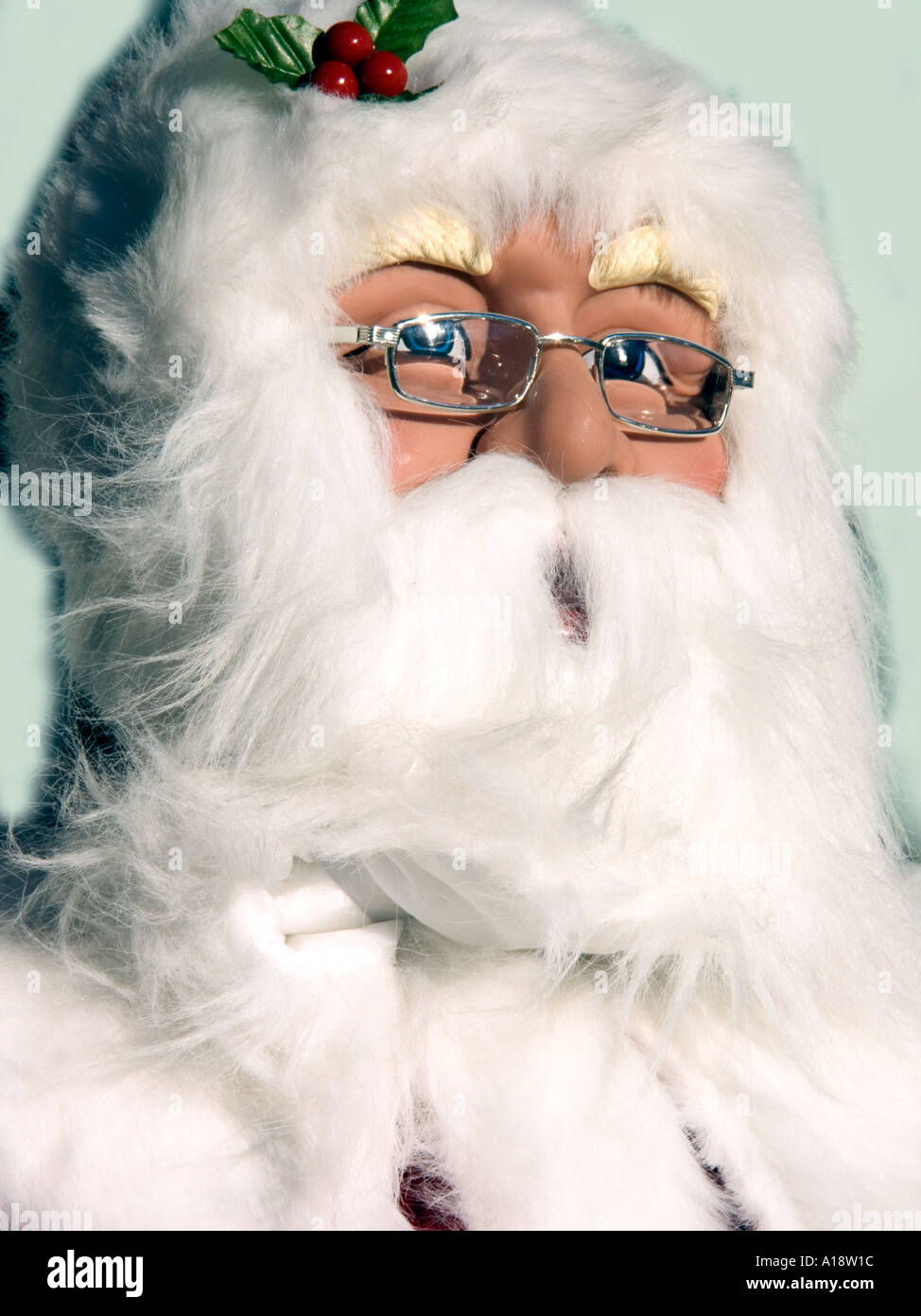 Santa Clause manikin, Father Christmas, head and shoulders, Santa ...