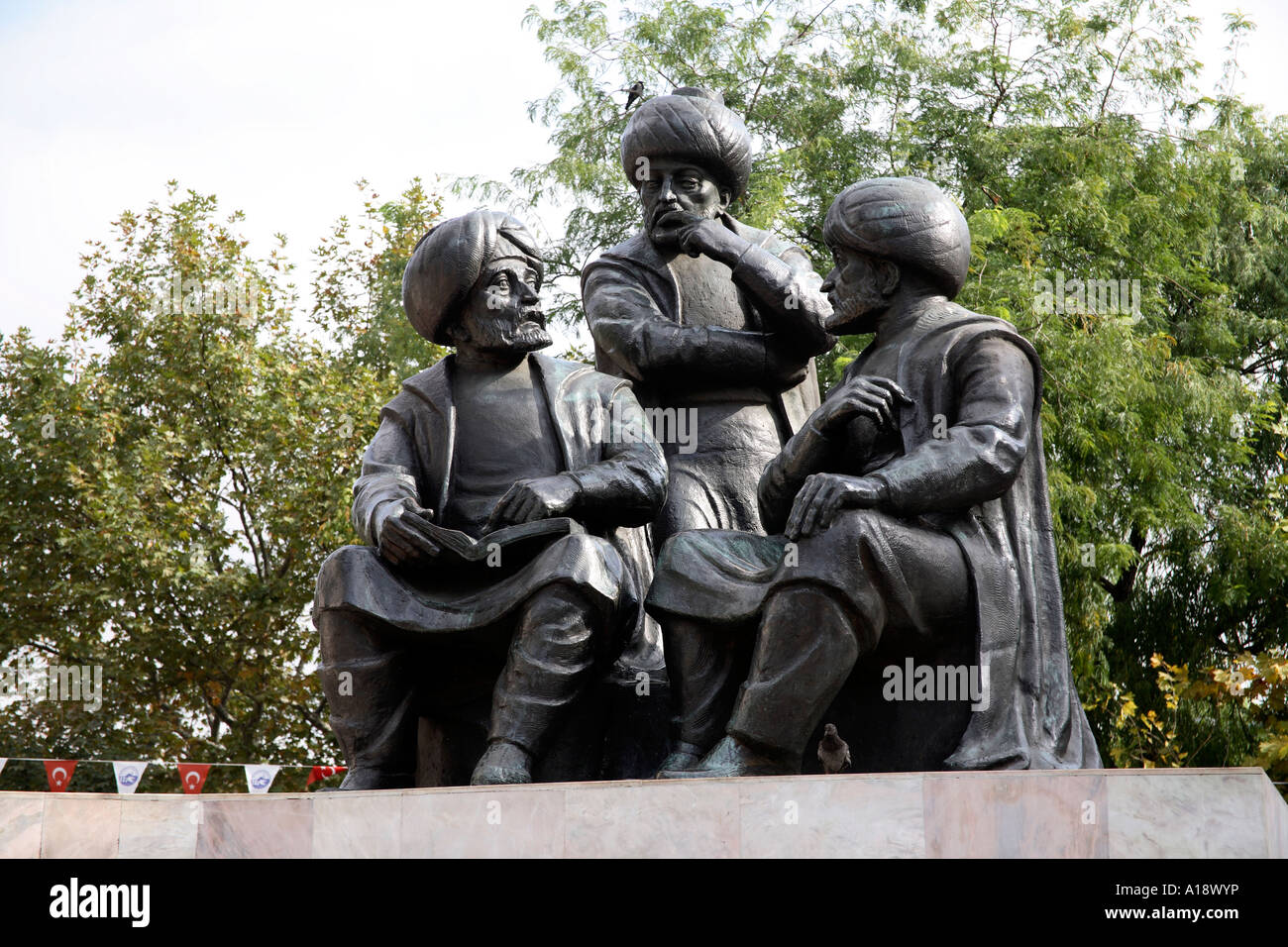 Statue of Ottomans. Istanbul, Turkey Stock Photo - Alamy
